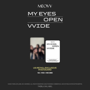 MEOVV 1st EP ALBUM 'MY EYES OPEN VVIDE' (MEOVV ver.) - MEOVV Official Store